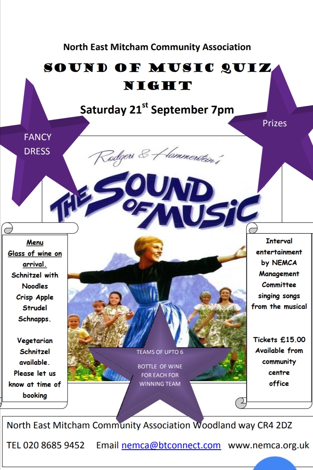 QUIZ Night 7pm 21st September at NEMCA – North East Mitcham Community ...