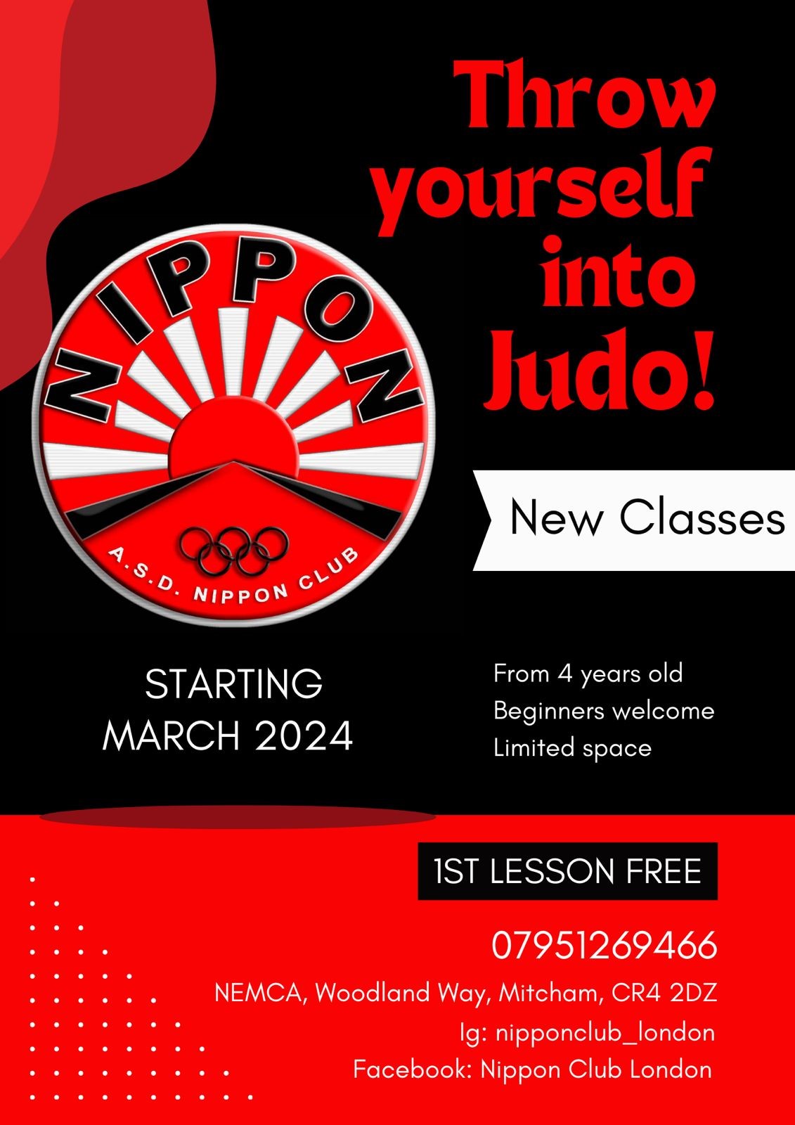 Judo coming soon to NEMCA Mondays and Fridays – North East Mitcham ...